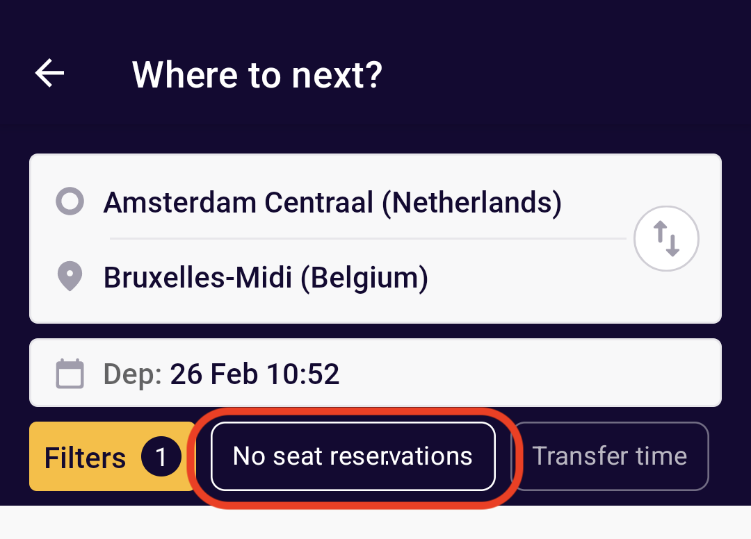 How much seat reservation fees cost with the Eurail Pass